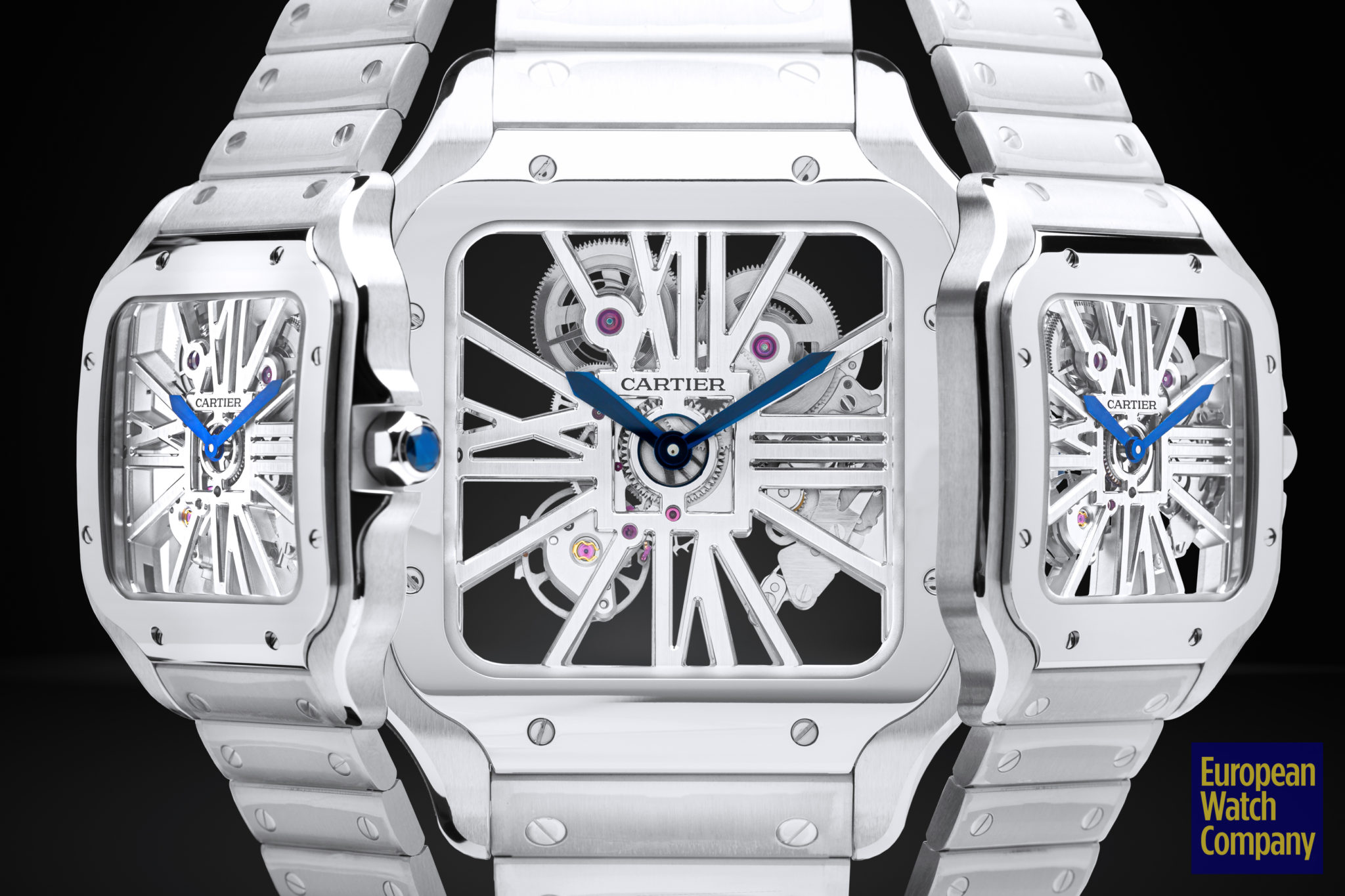 A Stainless Steal: The Cartier Santos De Cartier Skeleton – THE COLLECTIVE